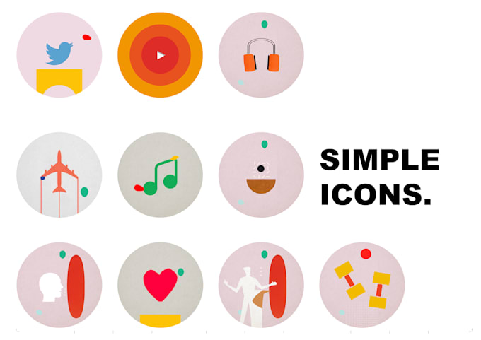 Make unique and interesting icons for your infographics or process ...