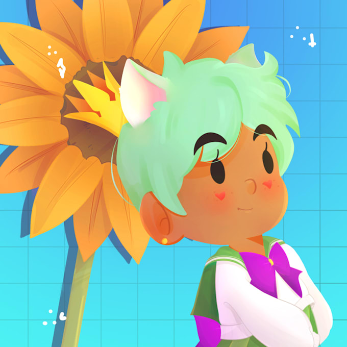 Create cute icon profile illustrations by Jasmine_gilling | Fiverr