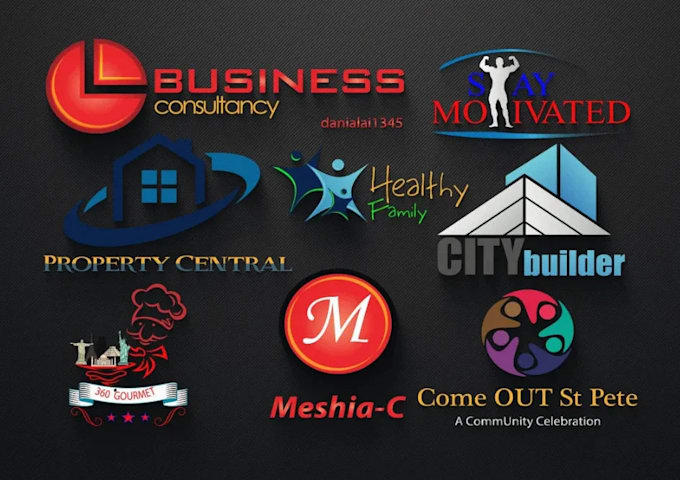 Do custom professional modern business logo design by Danialai1345 | Fiverr
