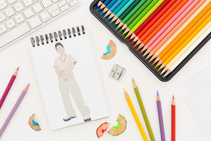 Draw a simple cartoon portrait in 24 hour by Zygote_studio | Fiverr