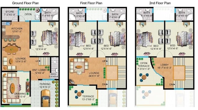 Do architectural autocad drawing in 2d and 3d as well by Shaikeliyas ...