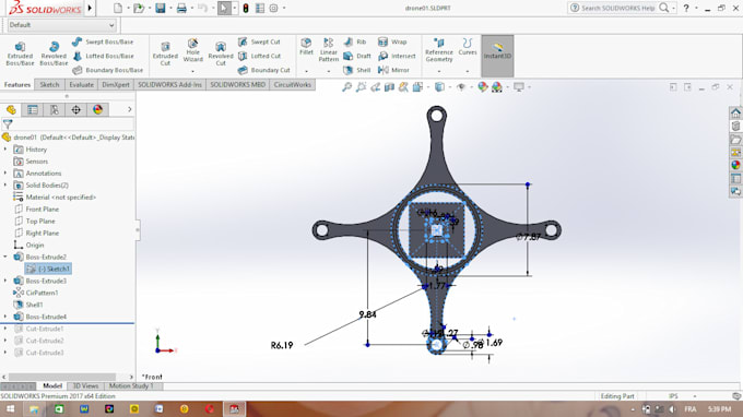 Create 3d models in solidworks from drawings, sketches, images by ...