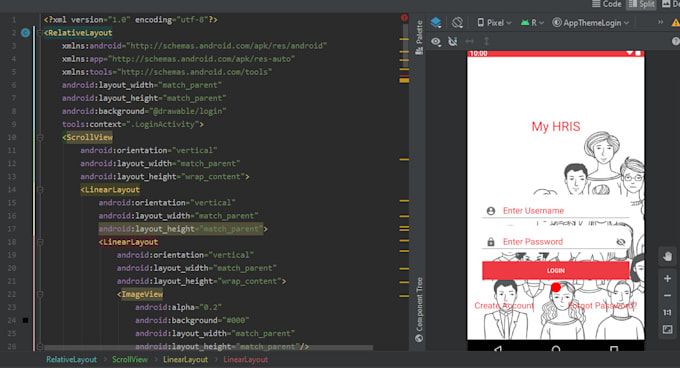 Convert your psd, sketch to android studio xml by Lendrapermana | Fiverr