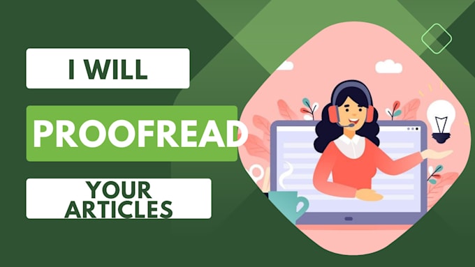 Proofread your articles and letters by Latie89 | Fiverr