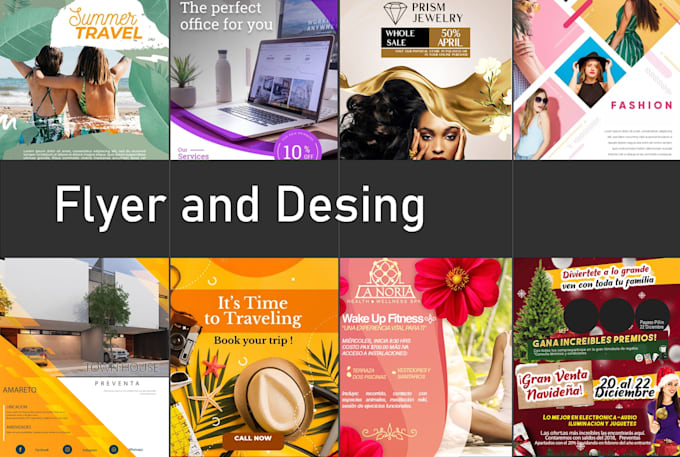 Design the perfect flyer by Cristalita | Fiverr
