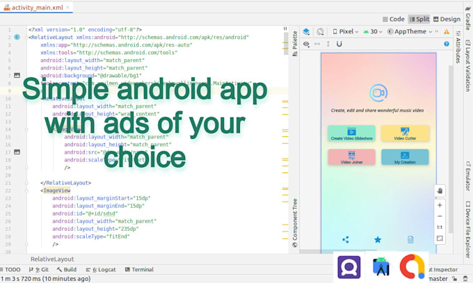 Develop a simple android app or fix bugs in your android app by ...