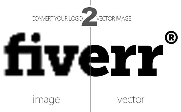 Convert your logo to vector image by Uurdrn | Fiverr