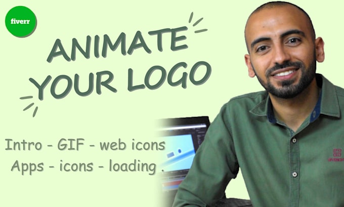 Animation your logo for intro, gif, loading icons, loop by Anass_ | Fiverr