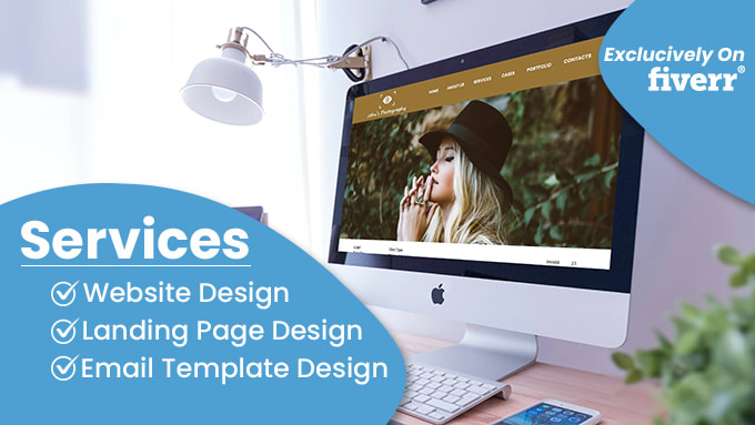 Design professional web template by using adobe xd or figma by Titaufiq ...