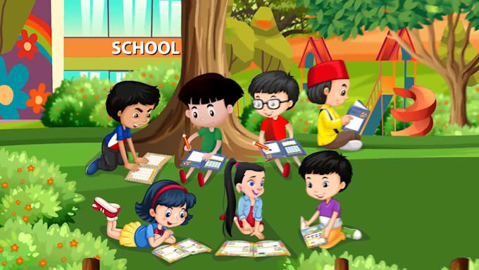 Produce 2d character animation for kids education by Hasan771 | Fiverr