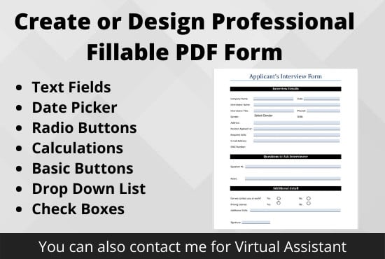 Fillable Printable Form Pdf Designer