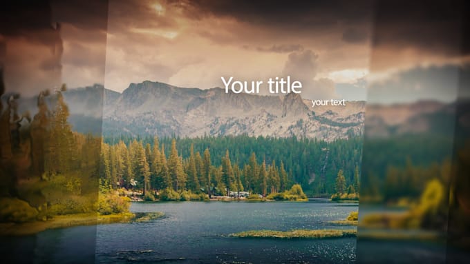 Create a modern and elegant opener slideshow intro by Laremma | Fiverr