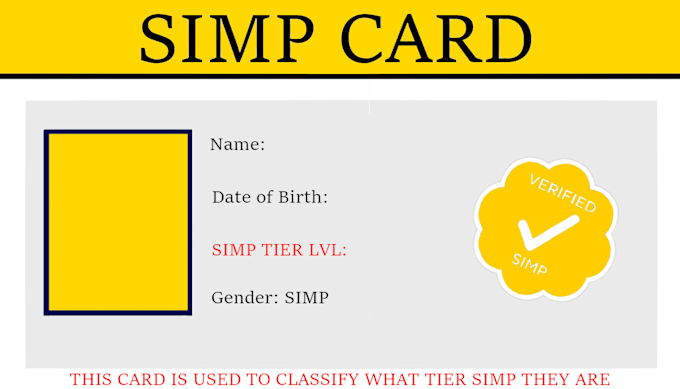Make simp cards to laugh at by Drhollow | Fiverr