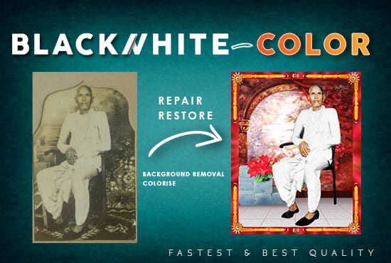 Do photo restoration, repairing and, realistic colorization by ...