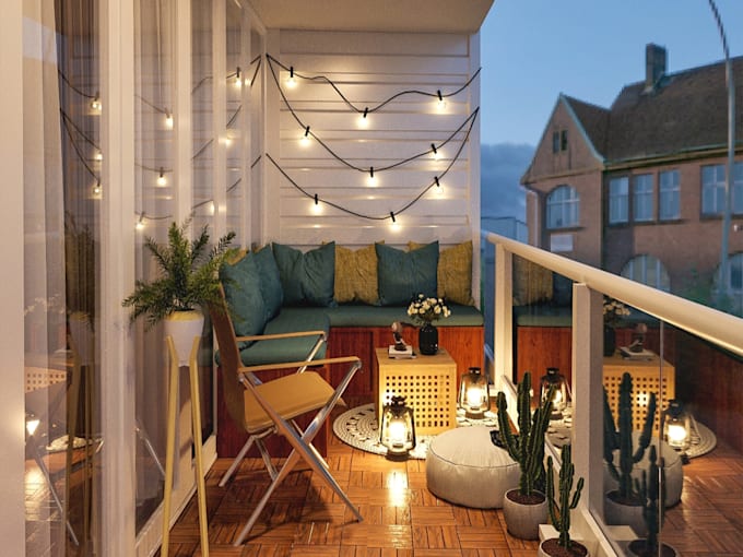 Make a design for your balcony with high quality render by ...