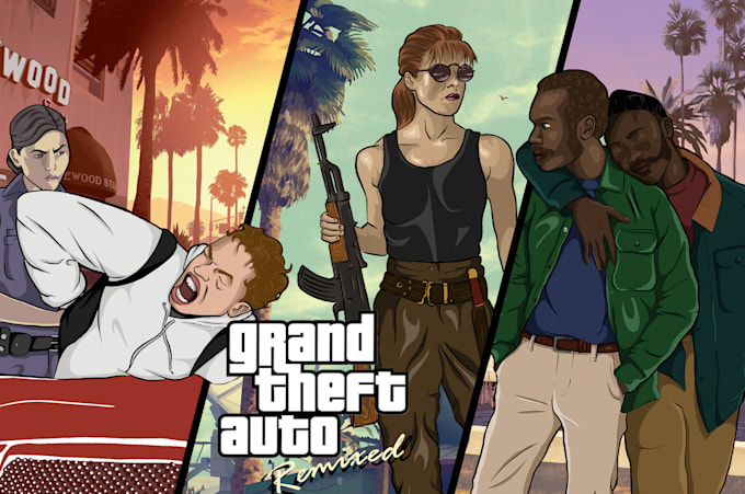 Turn you images into gta style art by Chloeford752 | Fiverr