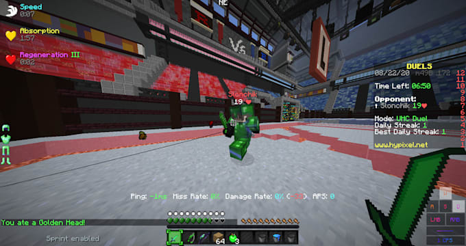 Teach you how to take less knockback in minecraft by Xgazmc | Fiverr