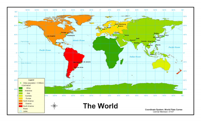 The gis map layout and designs by Irfanazizkhan | Fiverr
