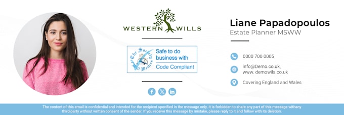 Design a png or html email header, signature or footer by Nirav4916 ...