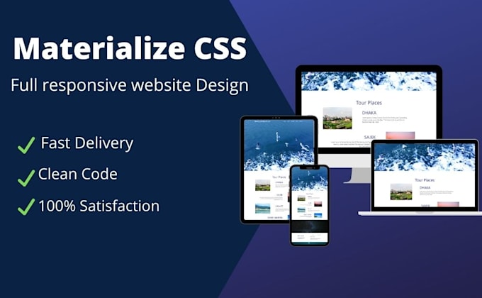 Design a responsive website using materialize css by Sifatejahan11 | Fiverr Design a responsive website using materialize css by Sifatejahan11 | Fiverr