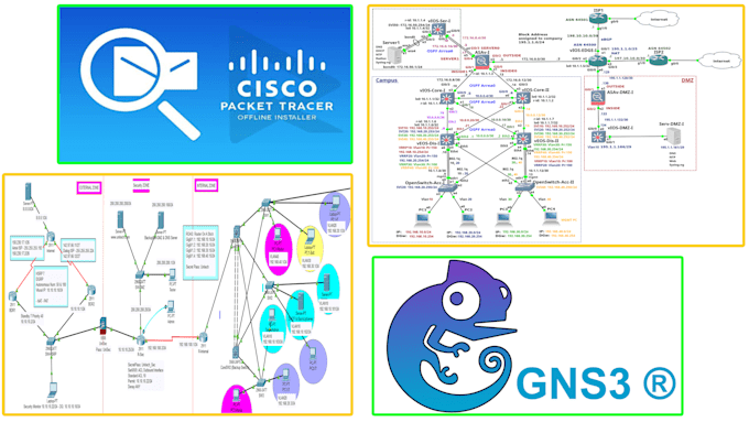 Assist you in any cisco packet tracer and gns3 tasks by Soshiance_tech | Fiverr