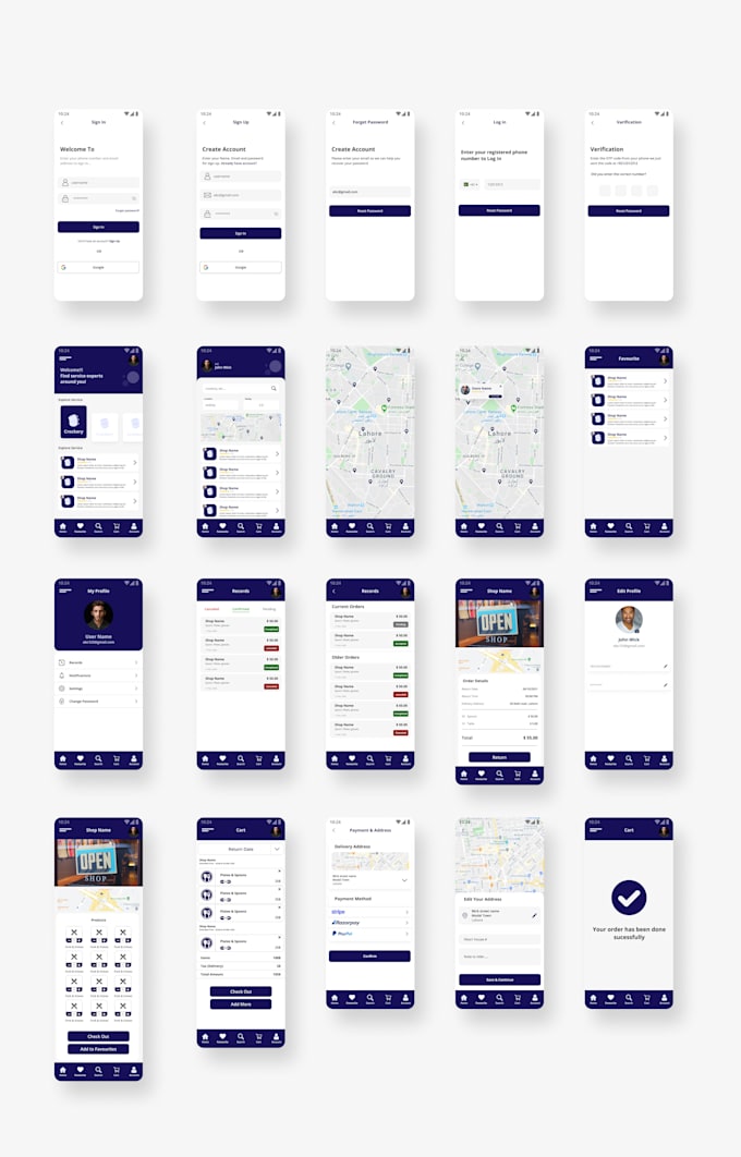 Do simple but attractive ui ux design for your app by Graphicdesig98 ...