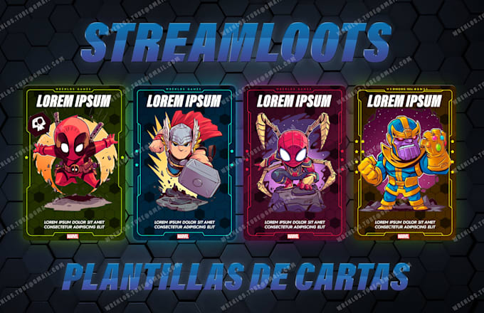 Create professional looking streamloots cards for you by Karloshurtado ...