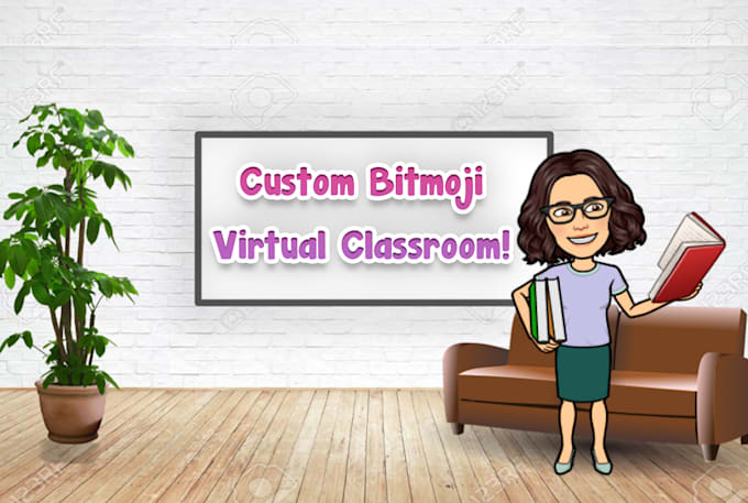 Create a bitmoji custom themed virtual classroom slideshow by ...