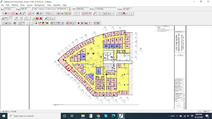 Do flooring material estimation using callidus by Engrusama2020 | Fiverr