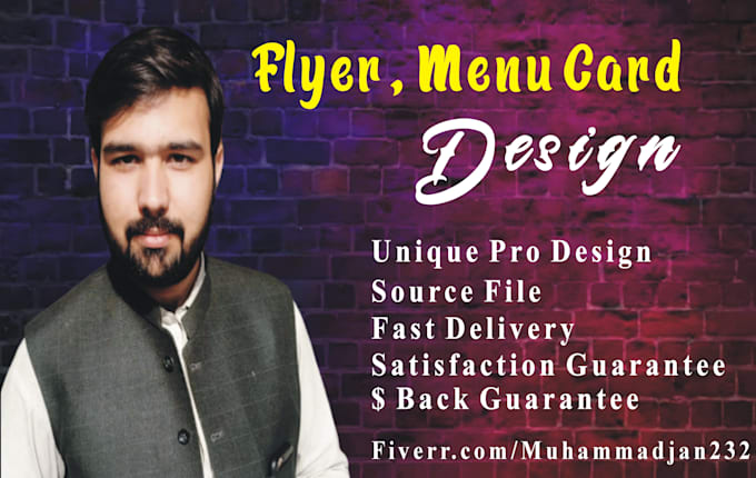 Creat professional flyer card design by Muhammadjan232 | Fiverr