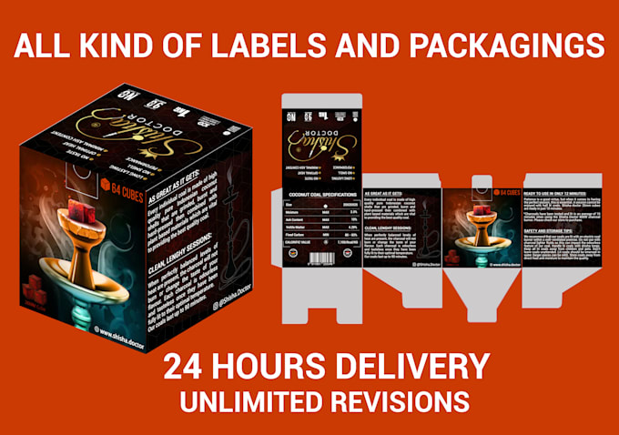 Design amazon product packaging, box design, label design by ...