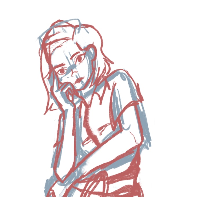 Draw a rough sketch in my style by The_doodler | Fiverr