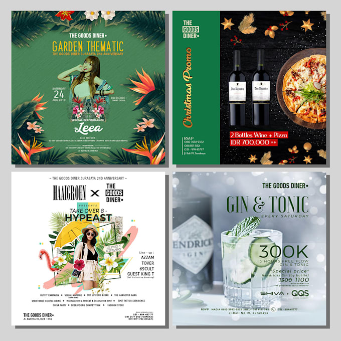 Design flyer for lounge and bar by Rjgraphicdesign | Fiverr