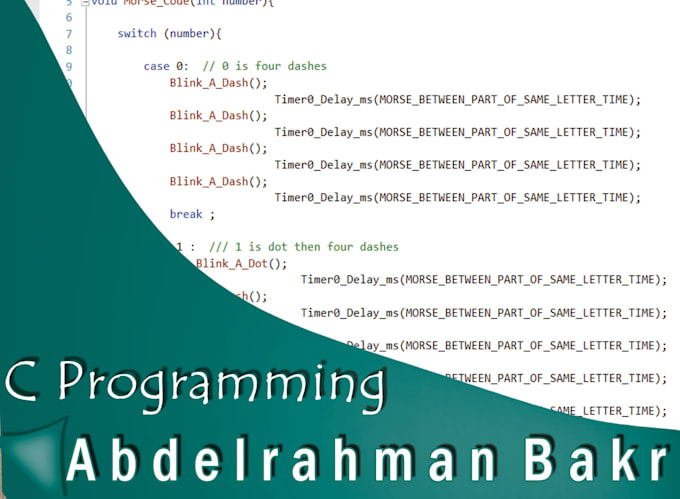 Tutor you in c programming courses by Abdelrahmanbakr | Fiverr