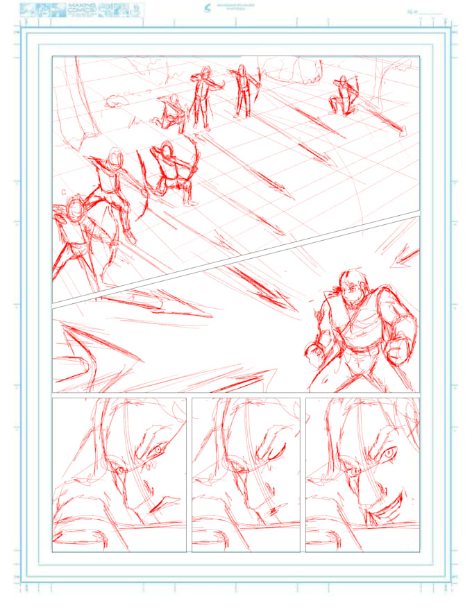 Draw scenes of your comic, movie or videogame storyboard by Xen_art ...