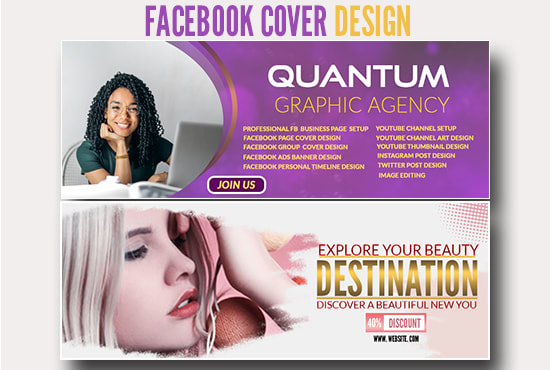 Design a unique facebook page cover and social media banner by ...
