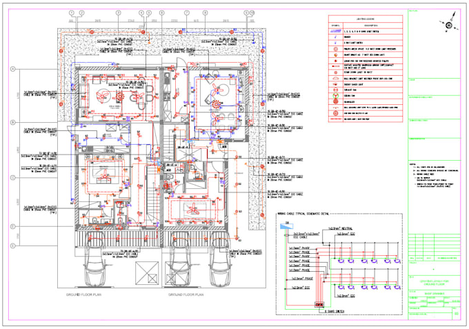 Draw electrical drawings in autocad by Ahsann321 | Fiverr
