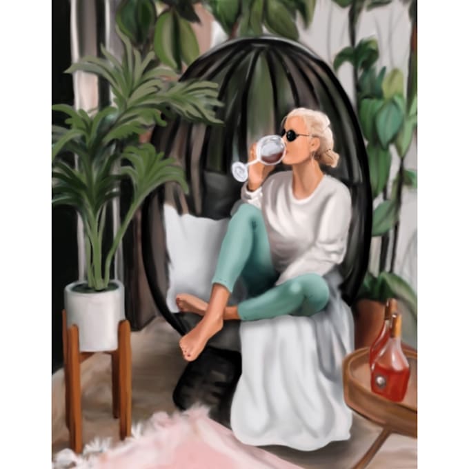 Beautiful adobe photoshop illustrations by Ninisak29 | Fiverr