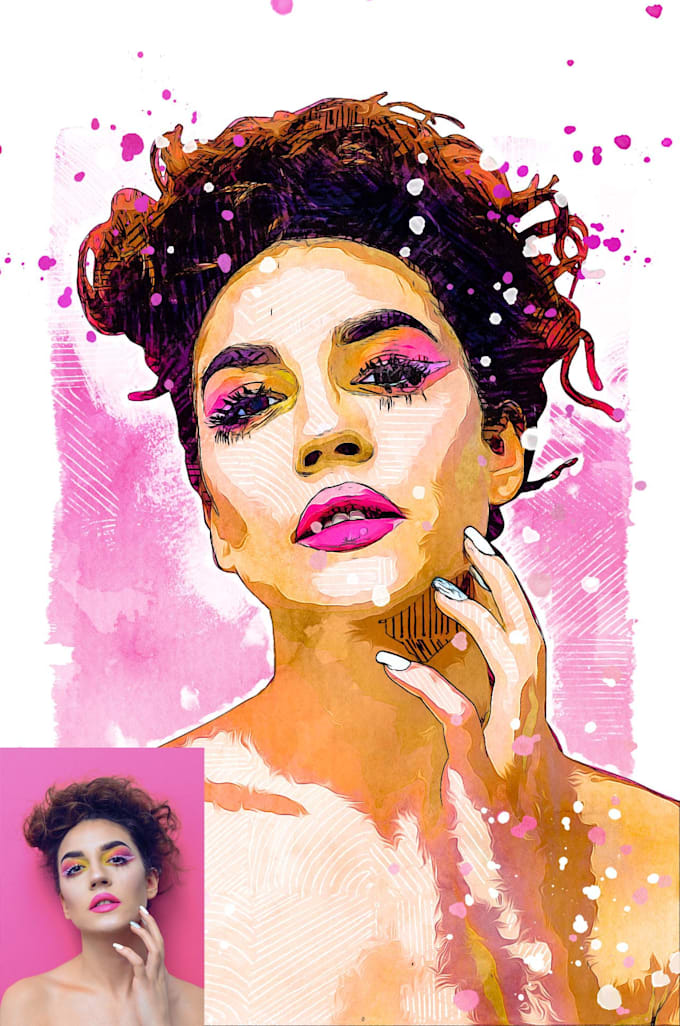 Create amazing vector art illustrations for your portraits by Tidia ...