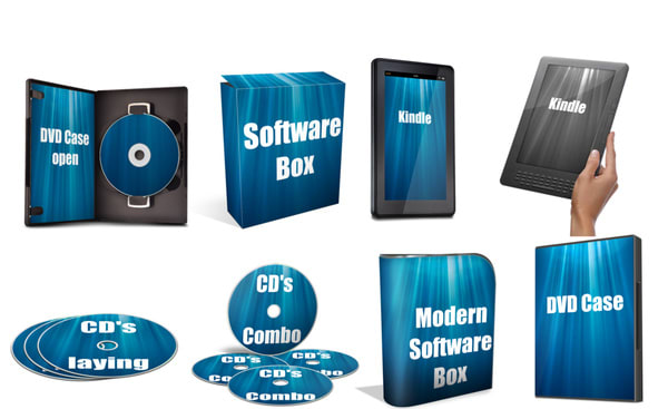 Design a 3d dvd, cd, software, ipad, or kindle cover by Badger8 | Fiverr