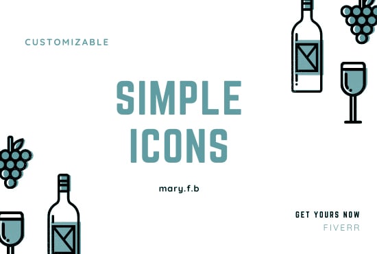 Design icons that are clear and simple by Mfb_designs | Fiverr