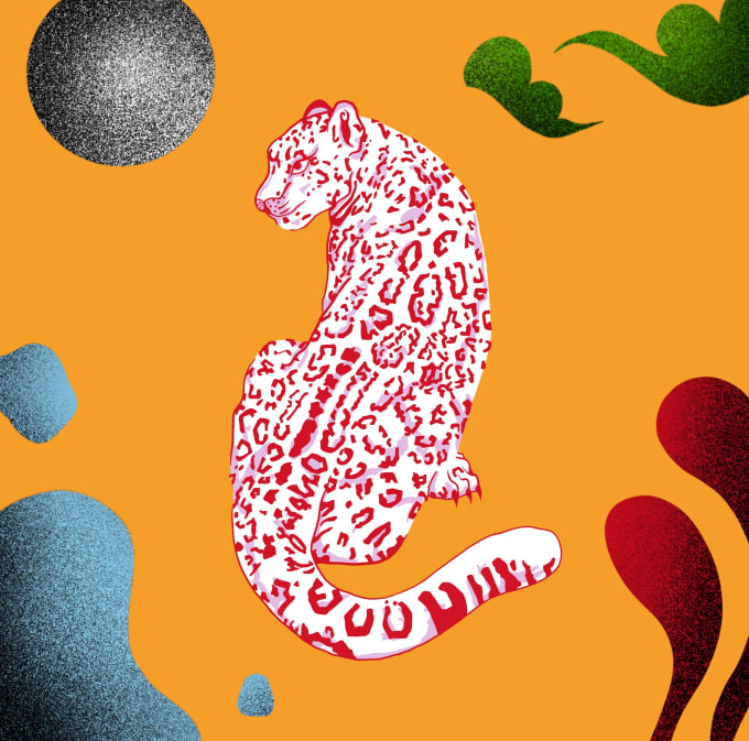 Create digital illustrations, short gifs, animation, degree standard by ...