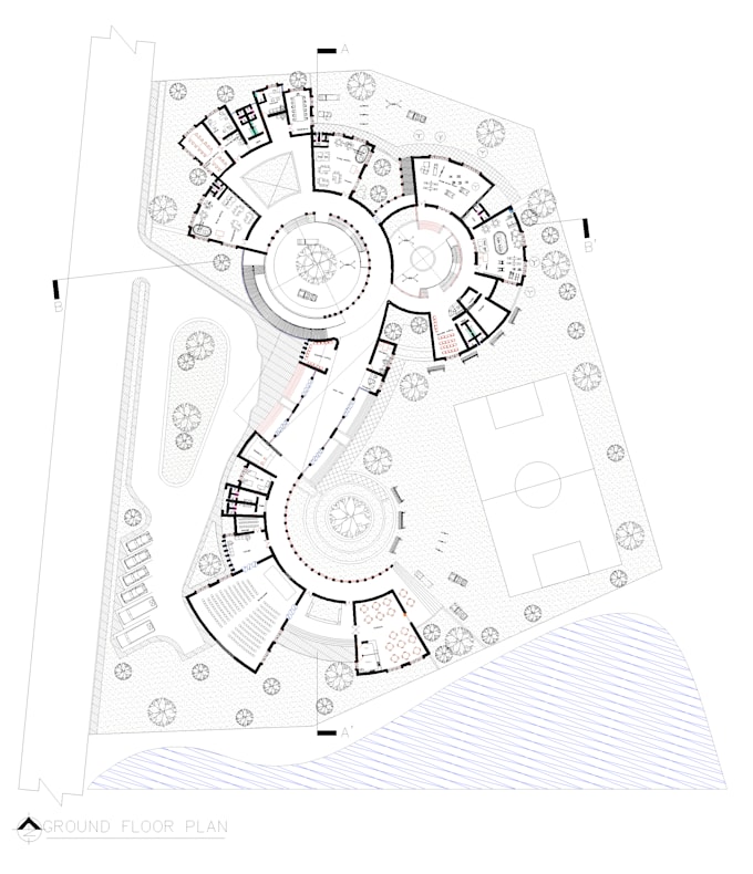 Draw floor plans, site plan, section or elevation in autocad by ...