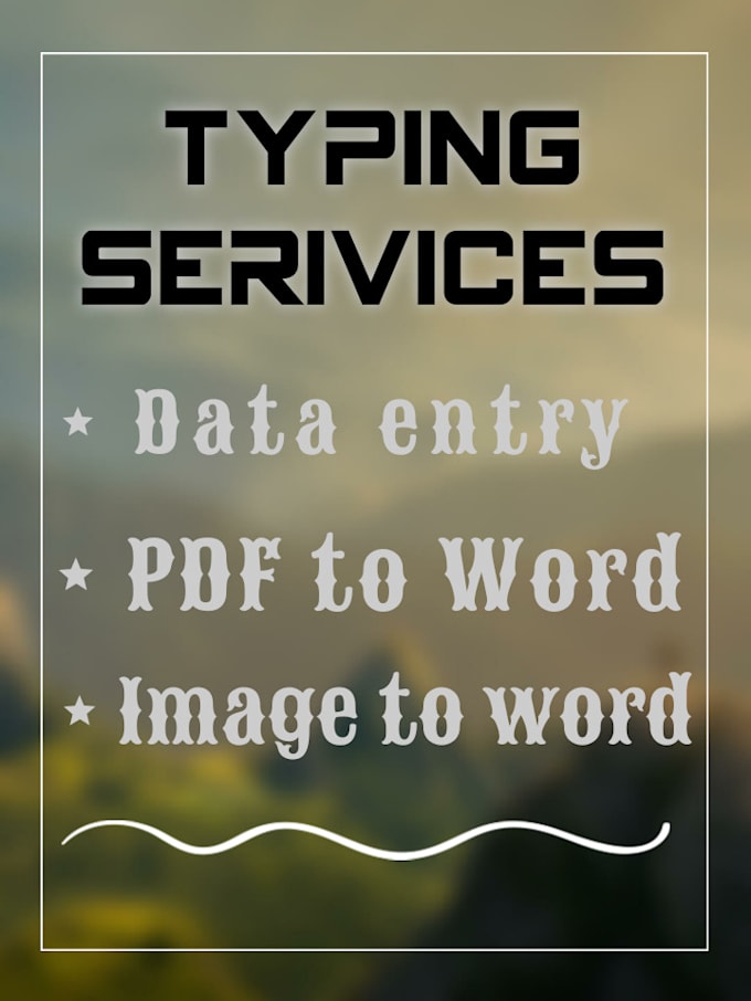 Type 100 words per minute by Ranjuraj | Fiverr