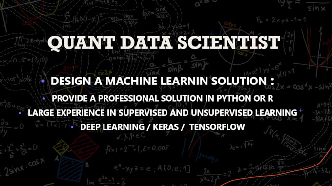 Design a machine learning solution by Bobbymuller | Fiverr