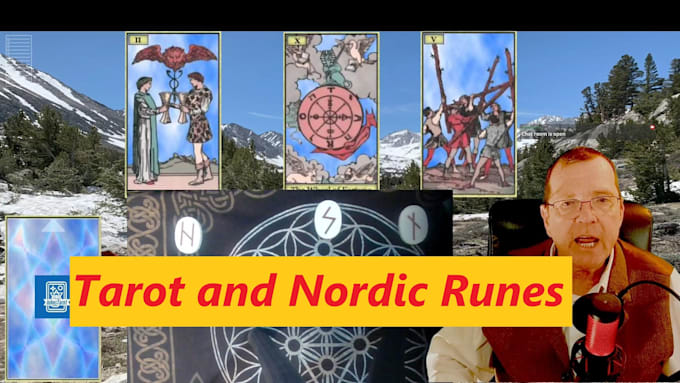 Provide tarot card with nordic rune readings by Tarotjohn | Fiverr