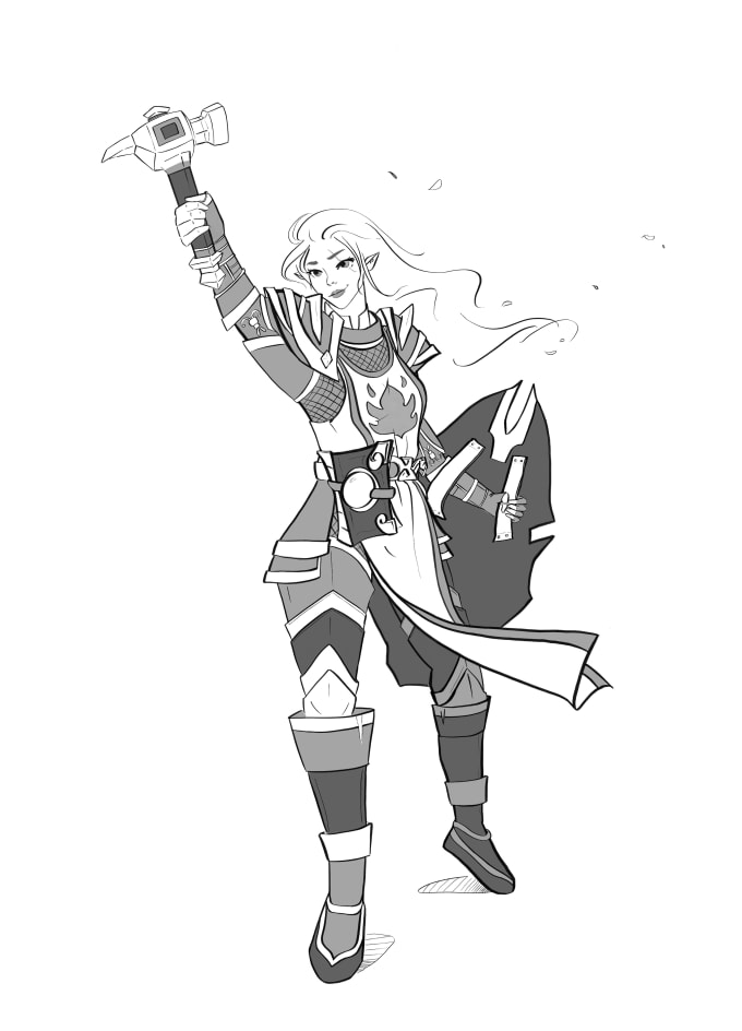 Draw digital line art by Gtstudiodesigns | Fiverr