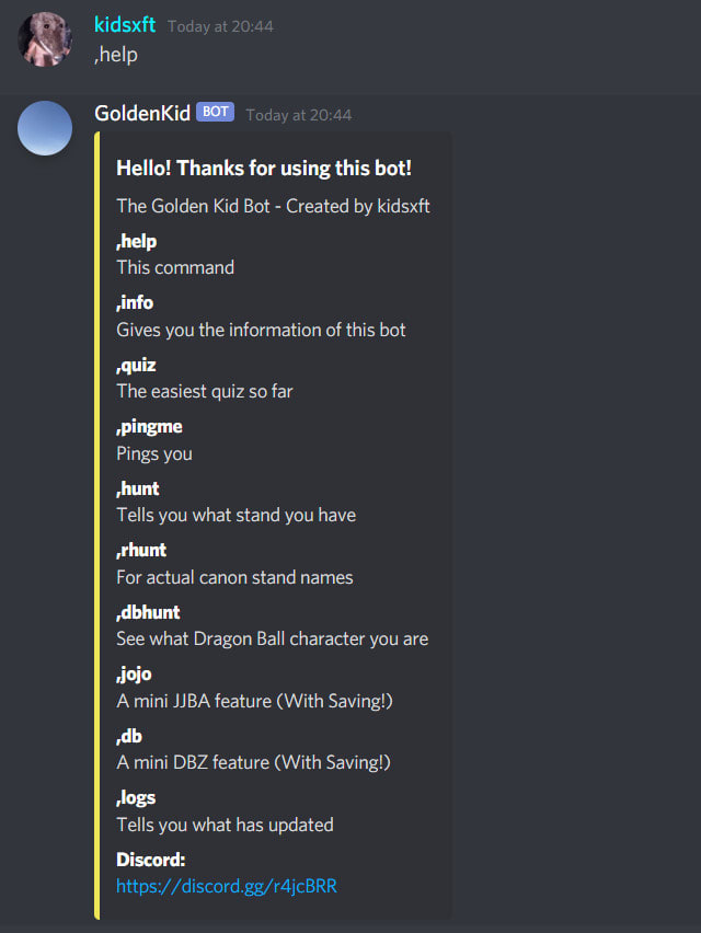 Make a simple discord bot with python for you by Goldencraft1 | Fiverr