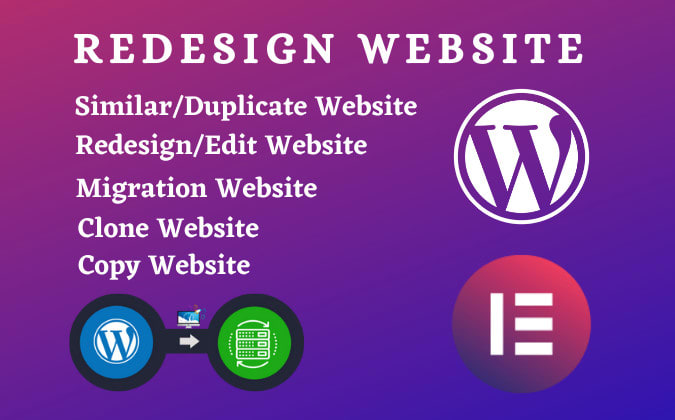 Design, redesign, migrate, clone, copy with elementor by Khaledwebdev | Fiverr