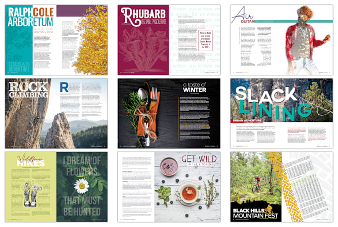 Design your magazine layout by Kimlathe | Fiverr